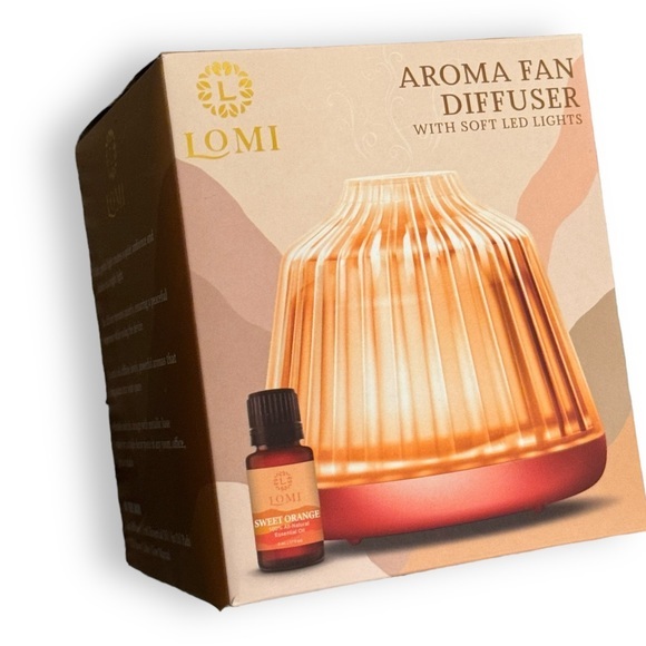 Other | Lomi Aroma Fan Diffuser With Soft Led Lights Nwt | Poshmark